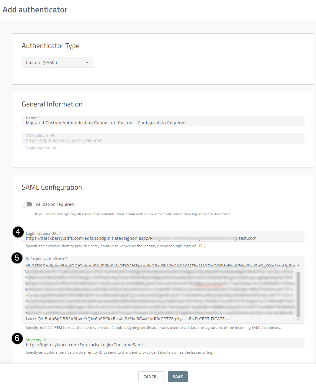 Migrate An External IDP From Custom Authentication To An Authenticator